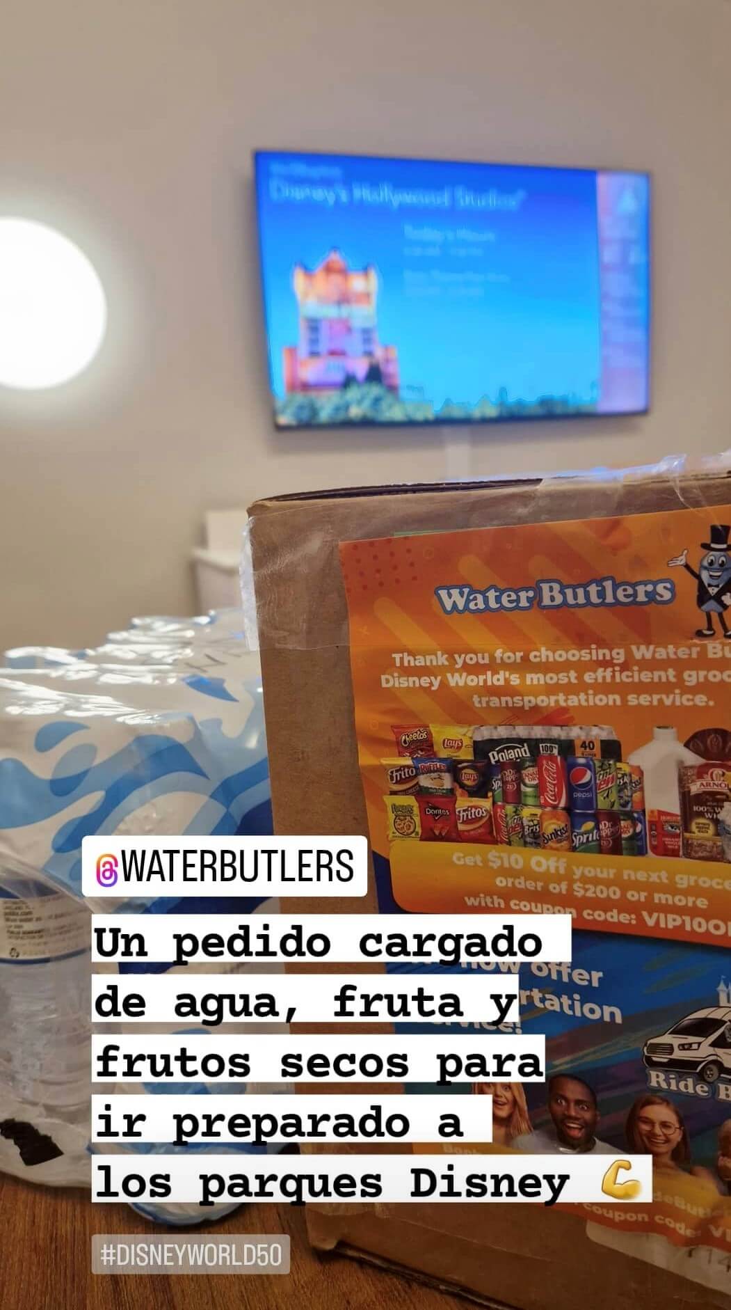 Water Butlers: Reparto de Comida en tu hotel de Disney World
